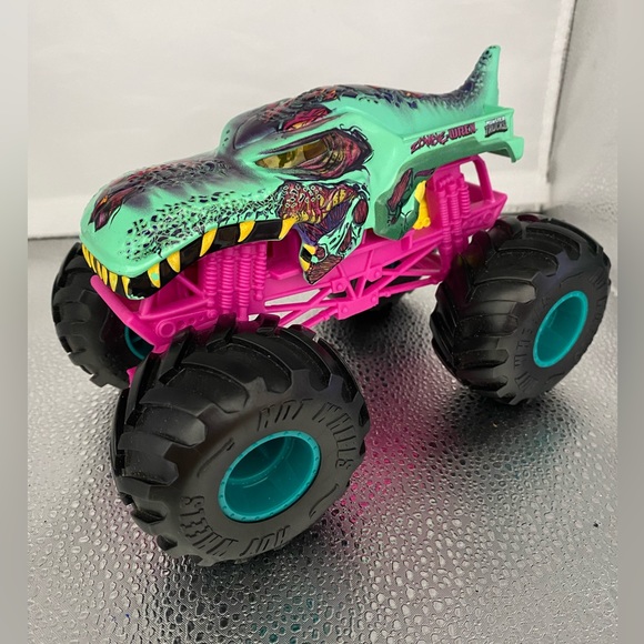 Hot Wheels | Toys | Hot Wheels Zombie Wrex Monster Truck 7 Long Large ...